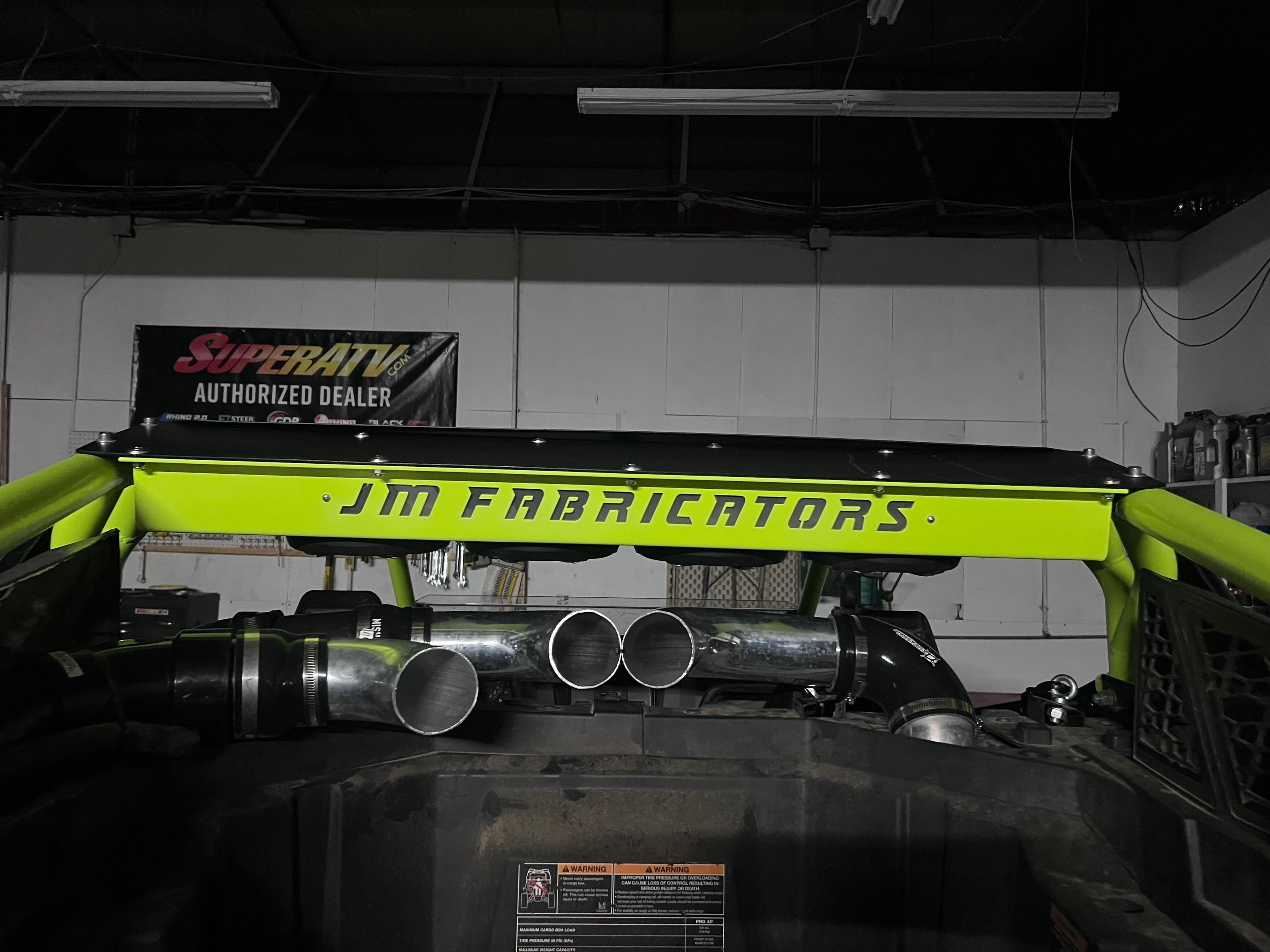 L&W RZR Pro XP 2 seater Cage with Roof – triagegarageoffroad